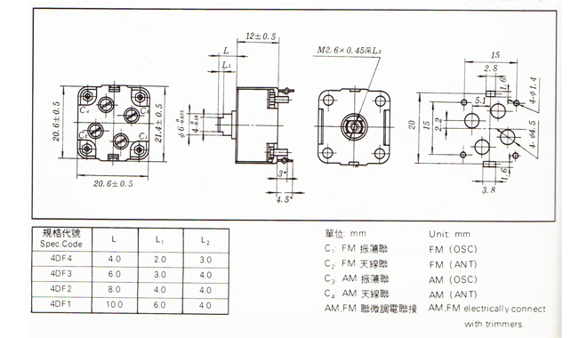 Variable Capacitor Datasheet